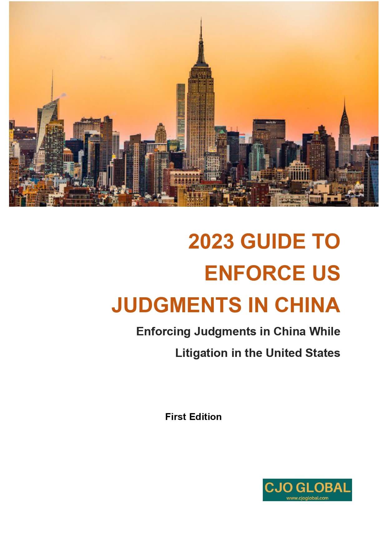 2023 Guide to Enforce US Judgments in China-CTD 101 Series - China ...